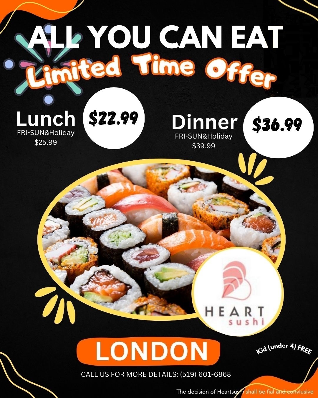 Events · All you can eat buffet | Japanese restaurant in London | Heart ...